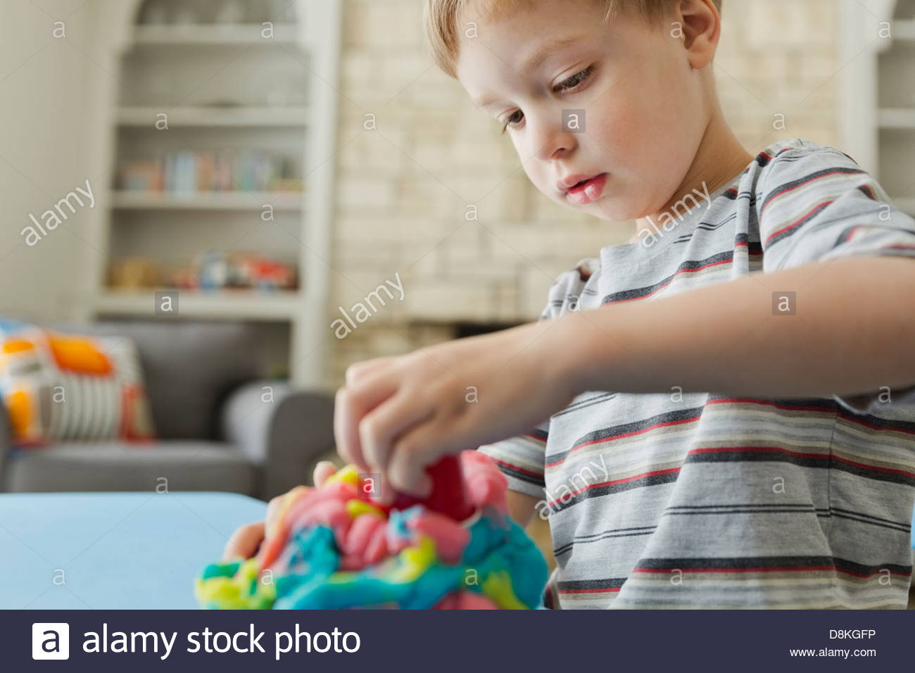 Playing with play dough hi-res stock photography and images - Alamy