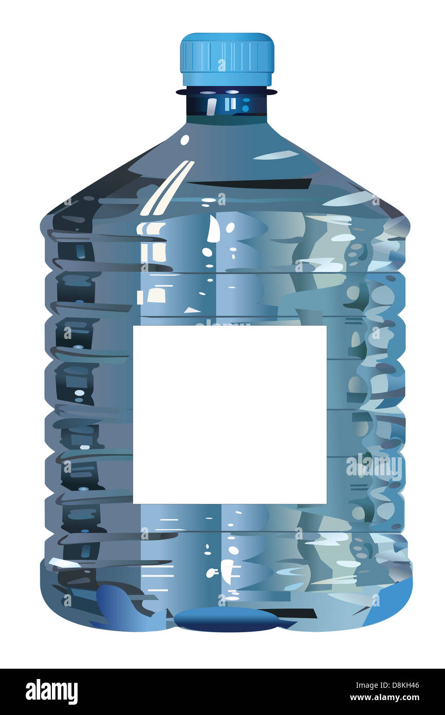 Big blue plastic bottle of water Stock Photo - Alamy