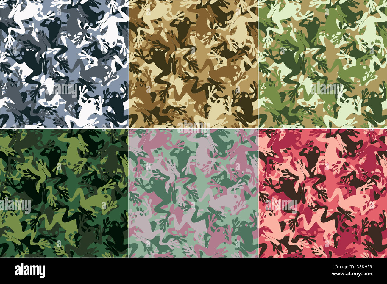Seamless frog camouflage pattern Stock Photo - Alamy