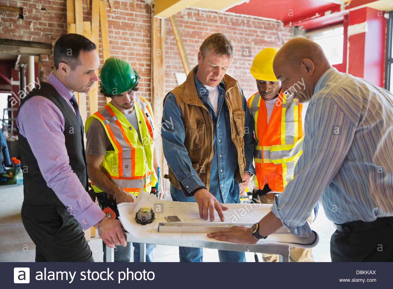 Construction equipment blueprint hi-res stock photography and images ...