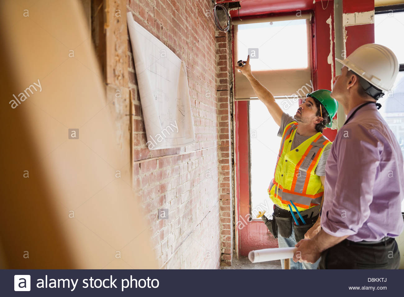 Checking blueprints hi-res stock photography and images - Alamy