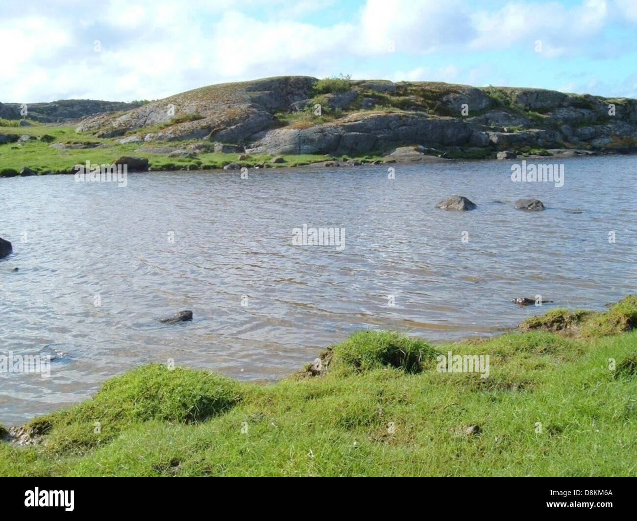 A scenic view of an archipelago, with multiple islands scattered across ...