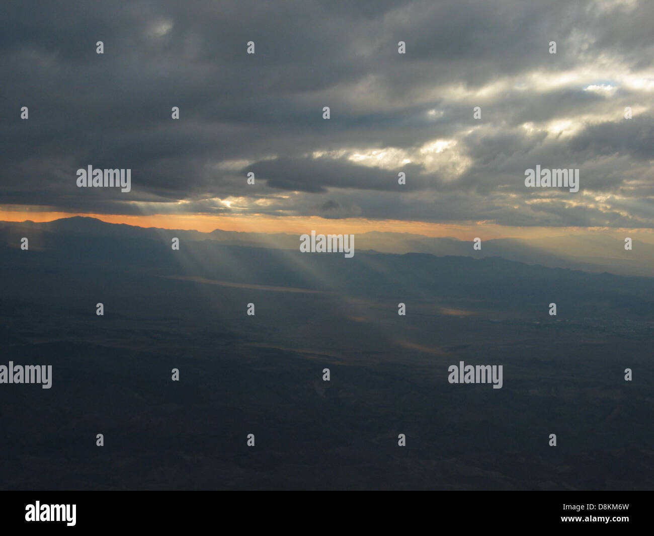 A panoramic view of Arizona from an 8000-foot elevation, showing the ...