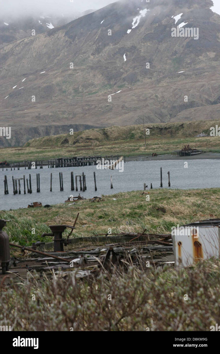 A view of Attu Island, part of the Aleutian Islands in Alaska. The ...
