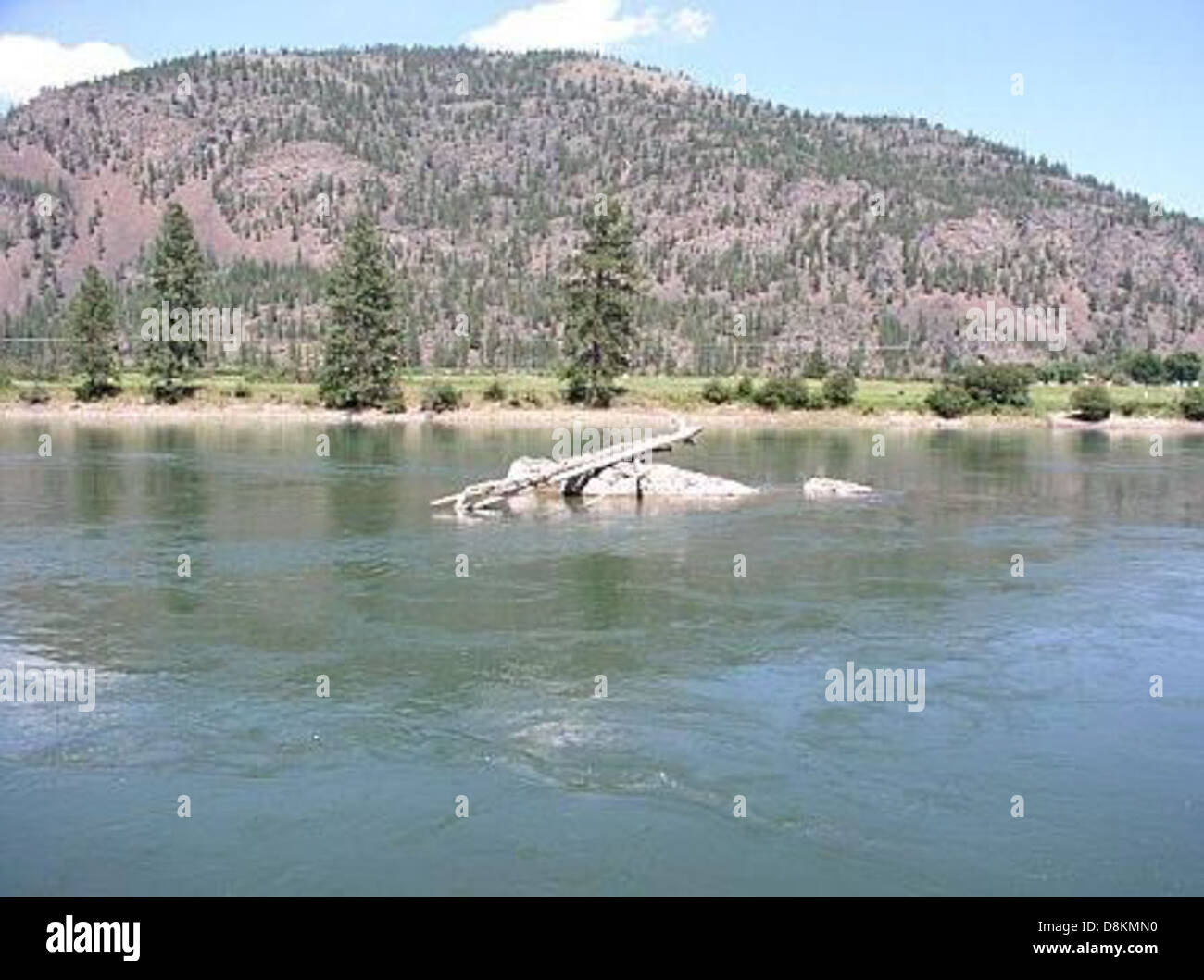 The Clark Fork River flows through the scenic Paradise Valley, offering ...