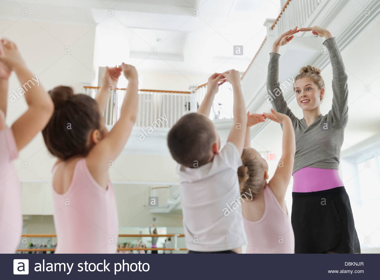 Children dancing in classroom hi-res stock photography and images - Alamy