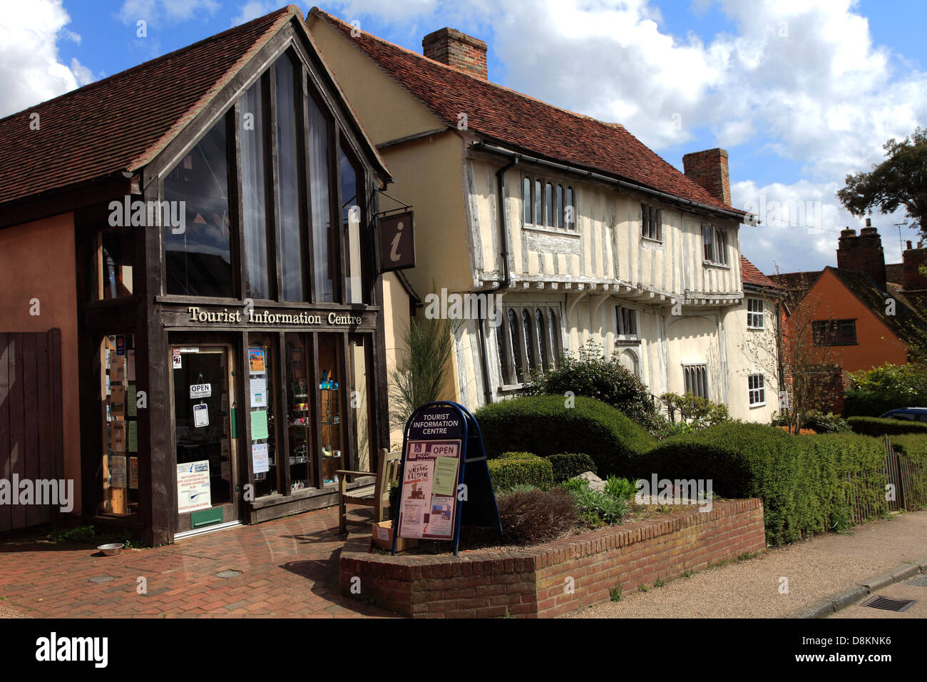 Tourist Information Centre, Lavenham village, Suffolk County, England ...