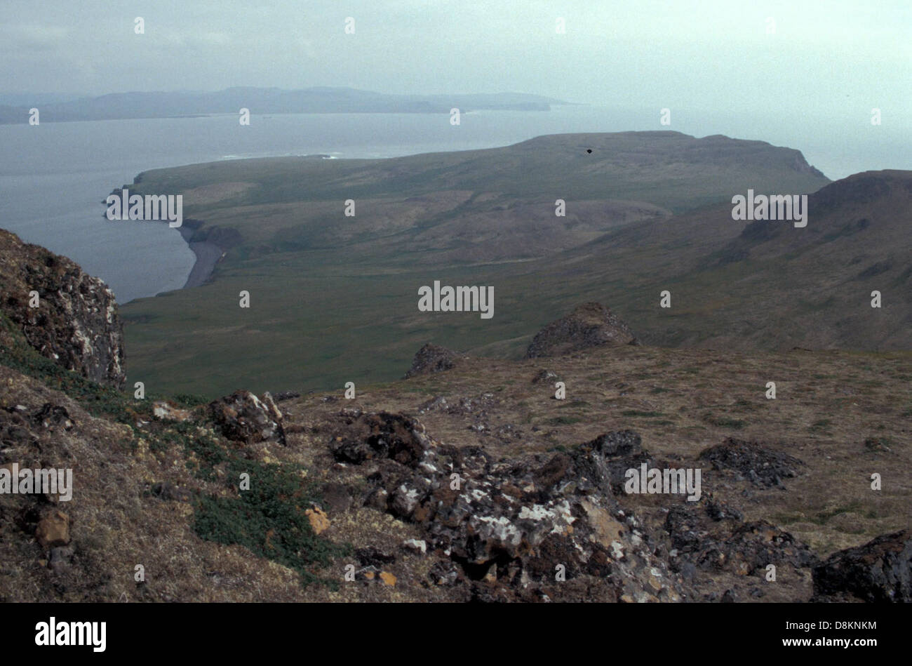 Hall Island, a remote location in the Arctic Ocean, with St. Matthew ...
