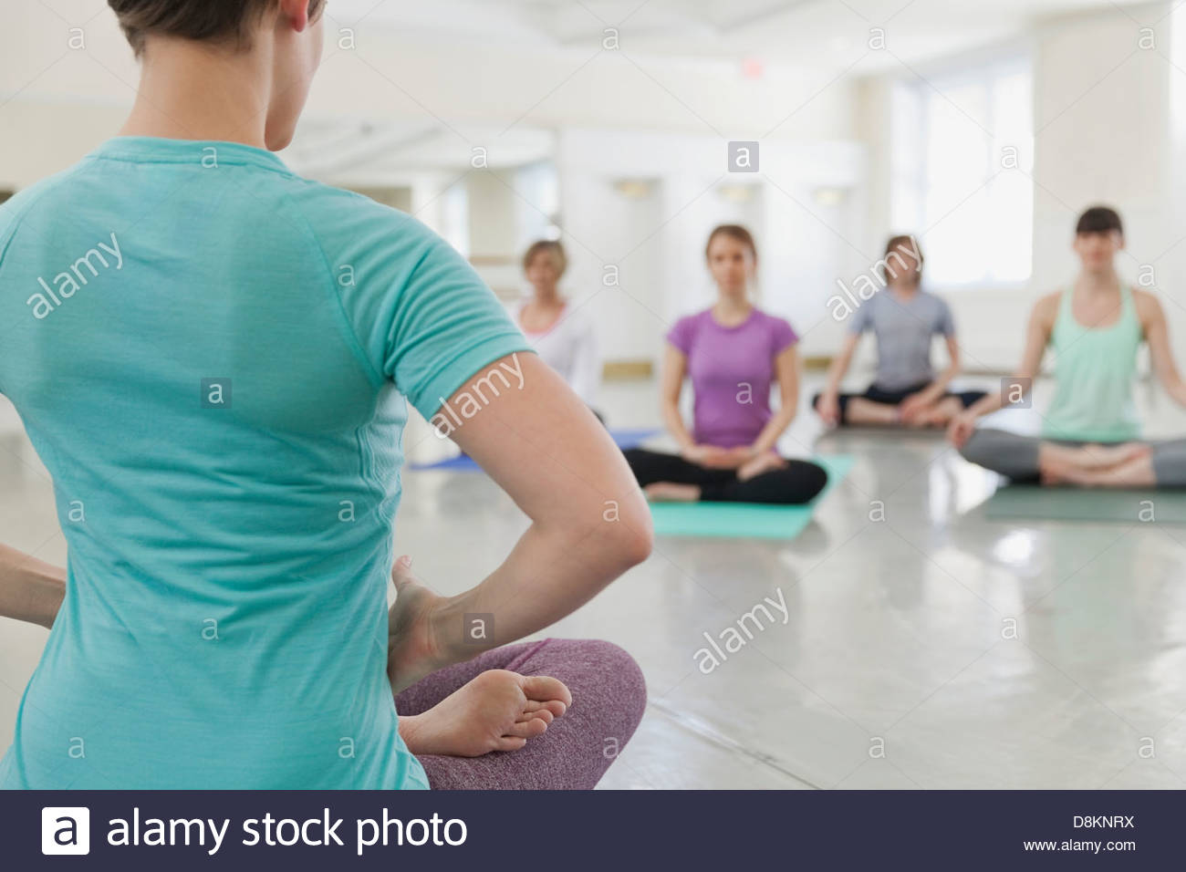 Yoga students hi-res stock photography and images - Alamy