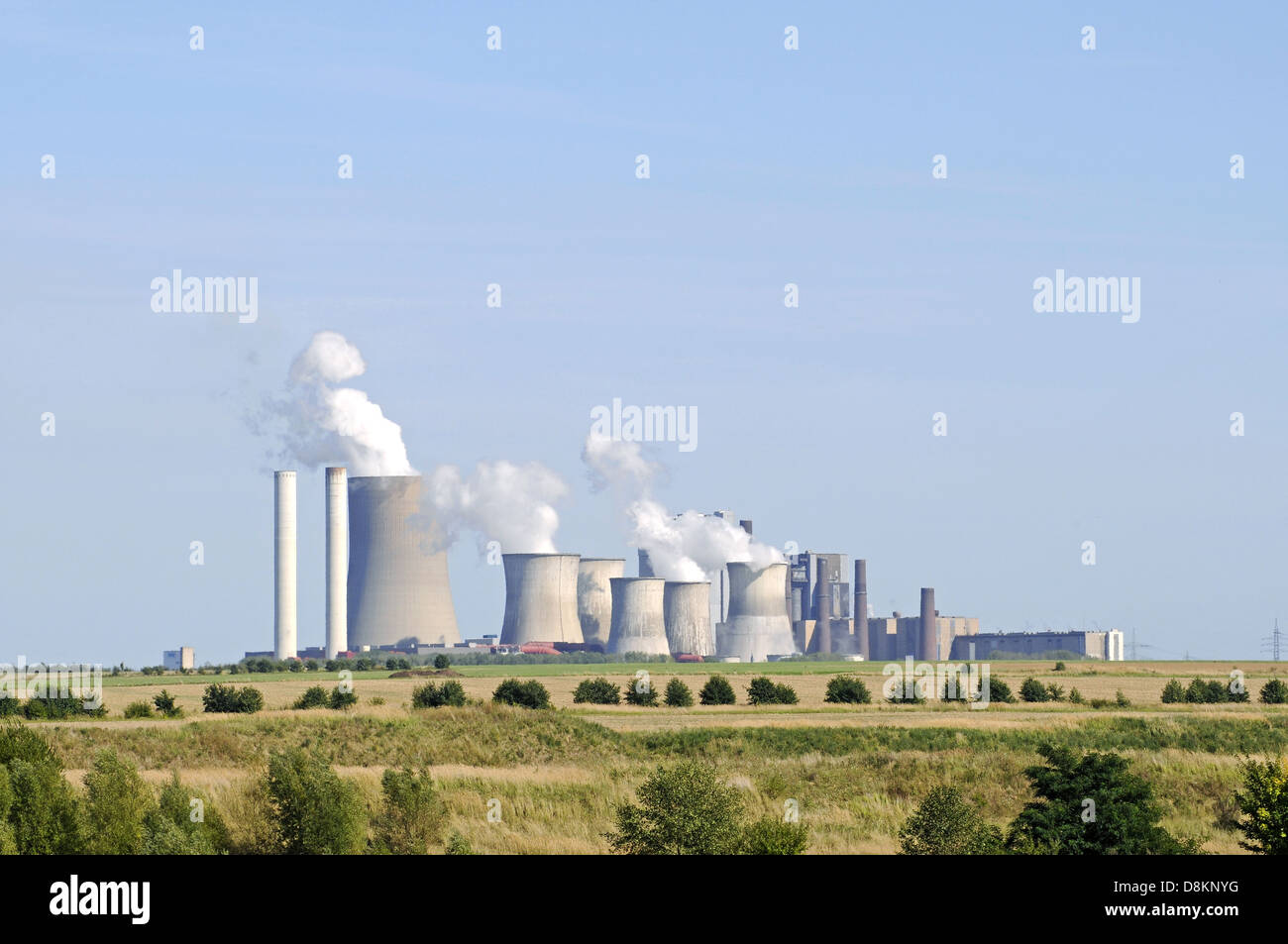 RWE brown coal power plant Stock Photo - Alamy
