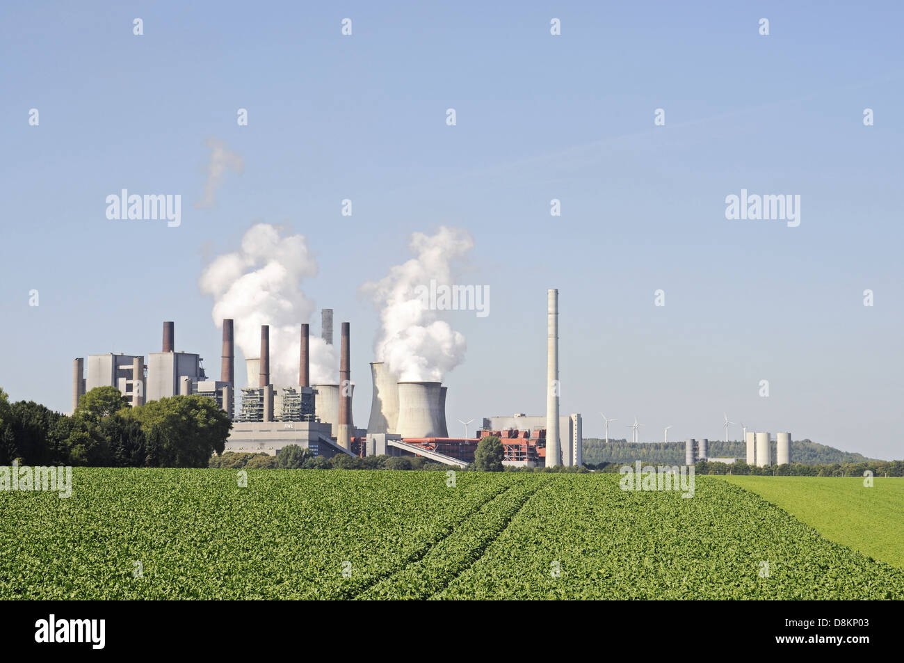 RWE brown coal power plant Stock Photo - Alamy