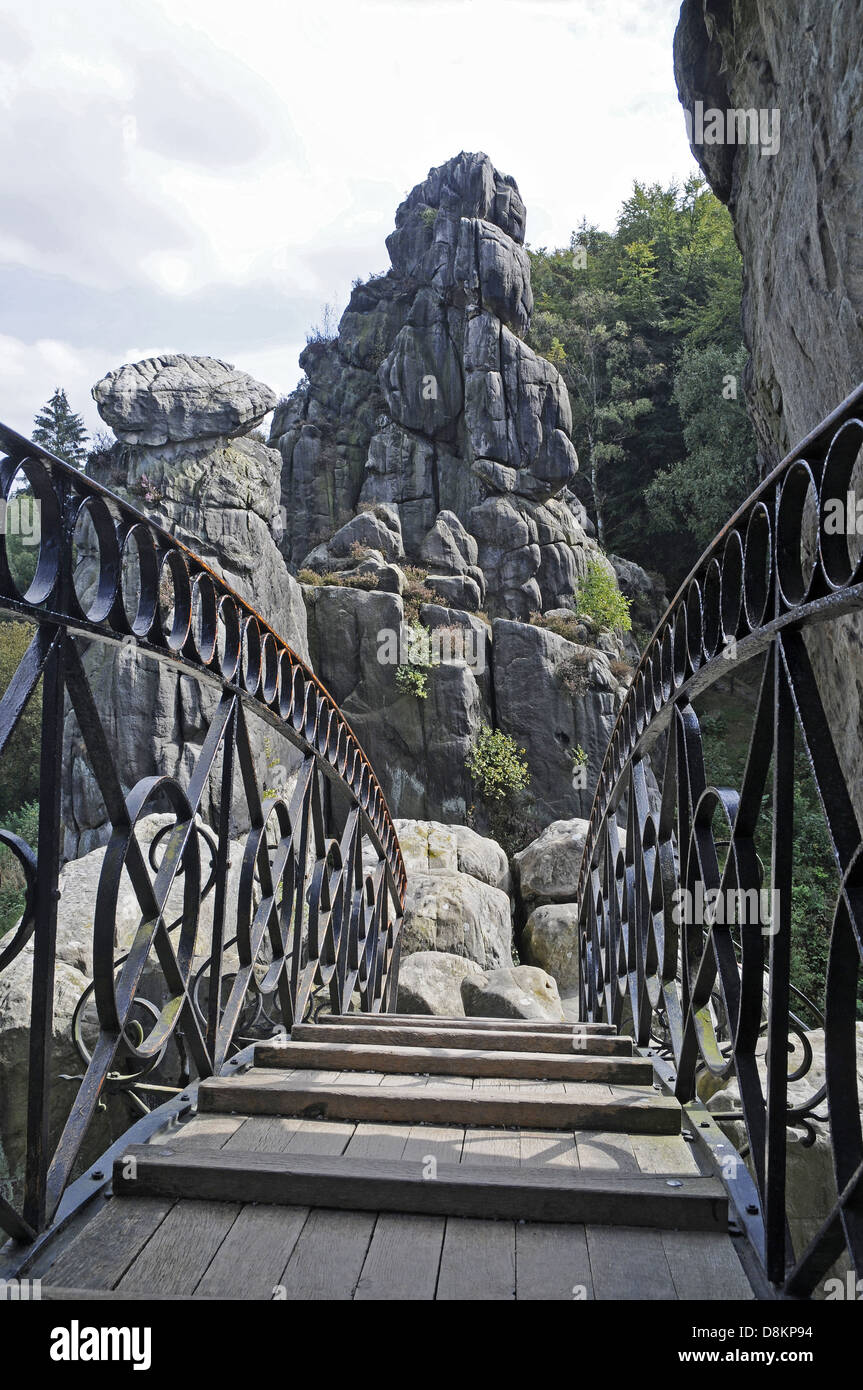 Externsteine teutoburg forest hi-res stock photography and images - Alamy