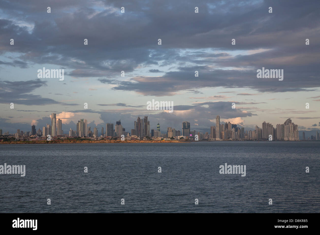 Panoramic view towards Downtown Panama City, Panama Stock Photo - Alamy