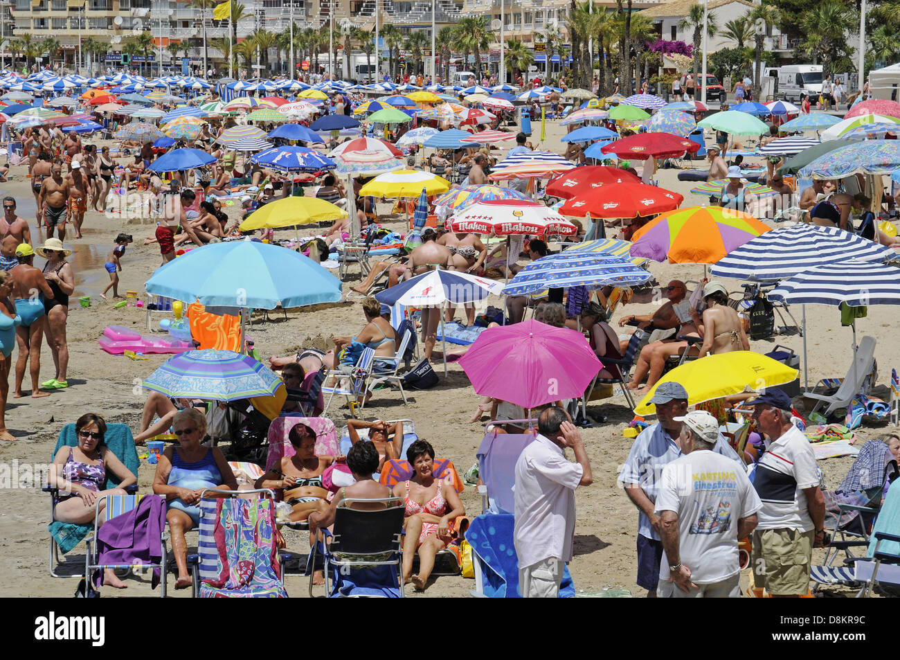 Benidorm Beach Crowd Stock Photos & Benidorm Beach Crowd Stock Images ...