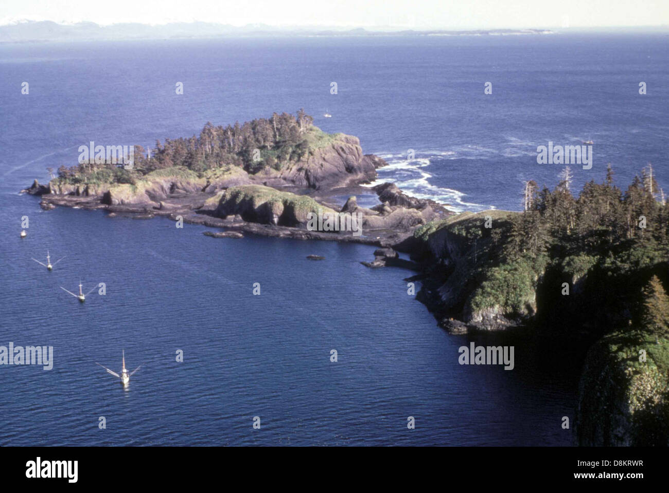 St Lazaria aerial shot Stock Photo - Alamy