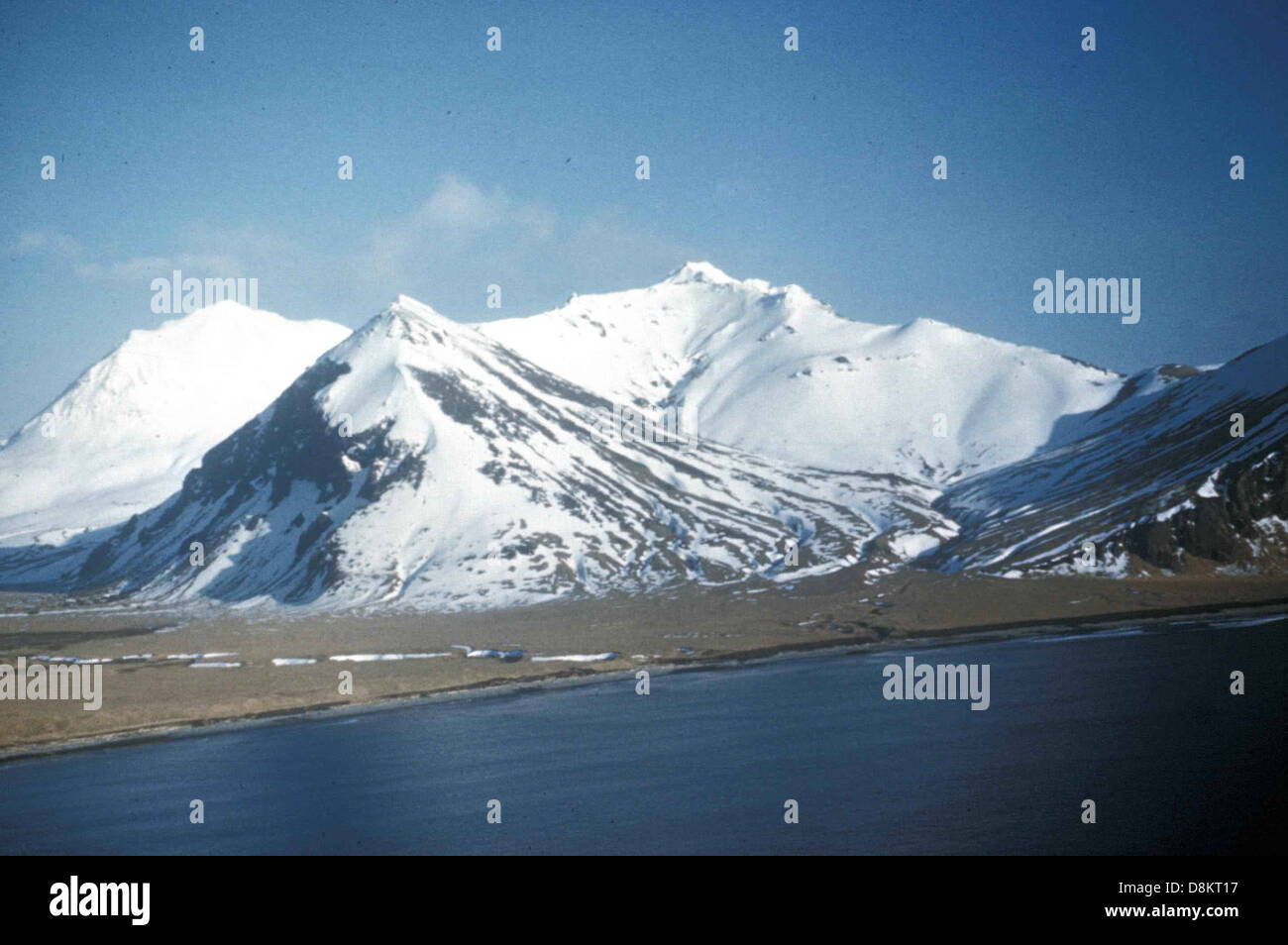 The northern side of Unalaska Island, part of the Aleutian Islands in ...