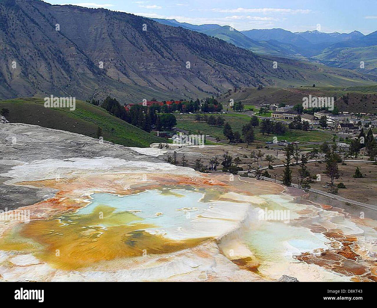 The vibrant hot springs of Yellowstone National Park, showcasing the ...