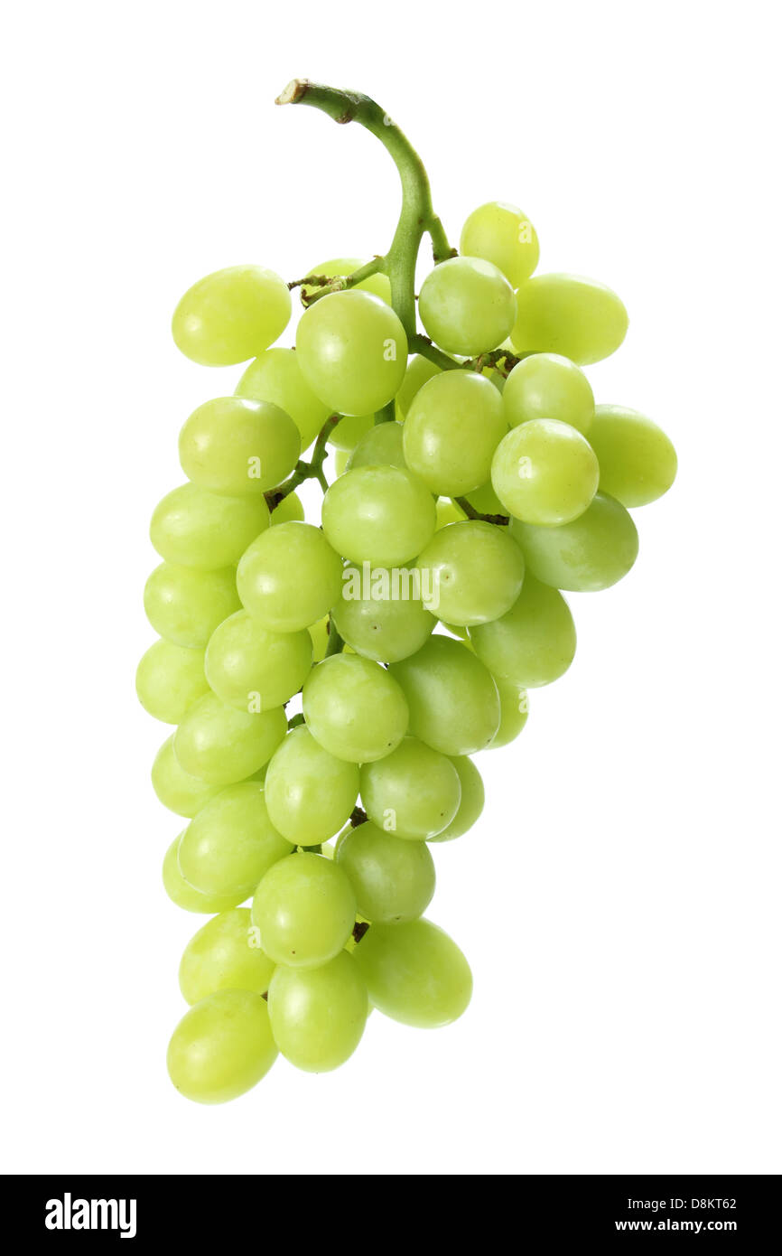 Bunch of Green Grapes Stock Photo - Alamy