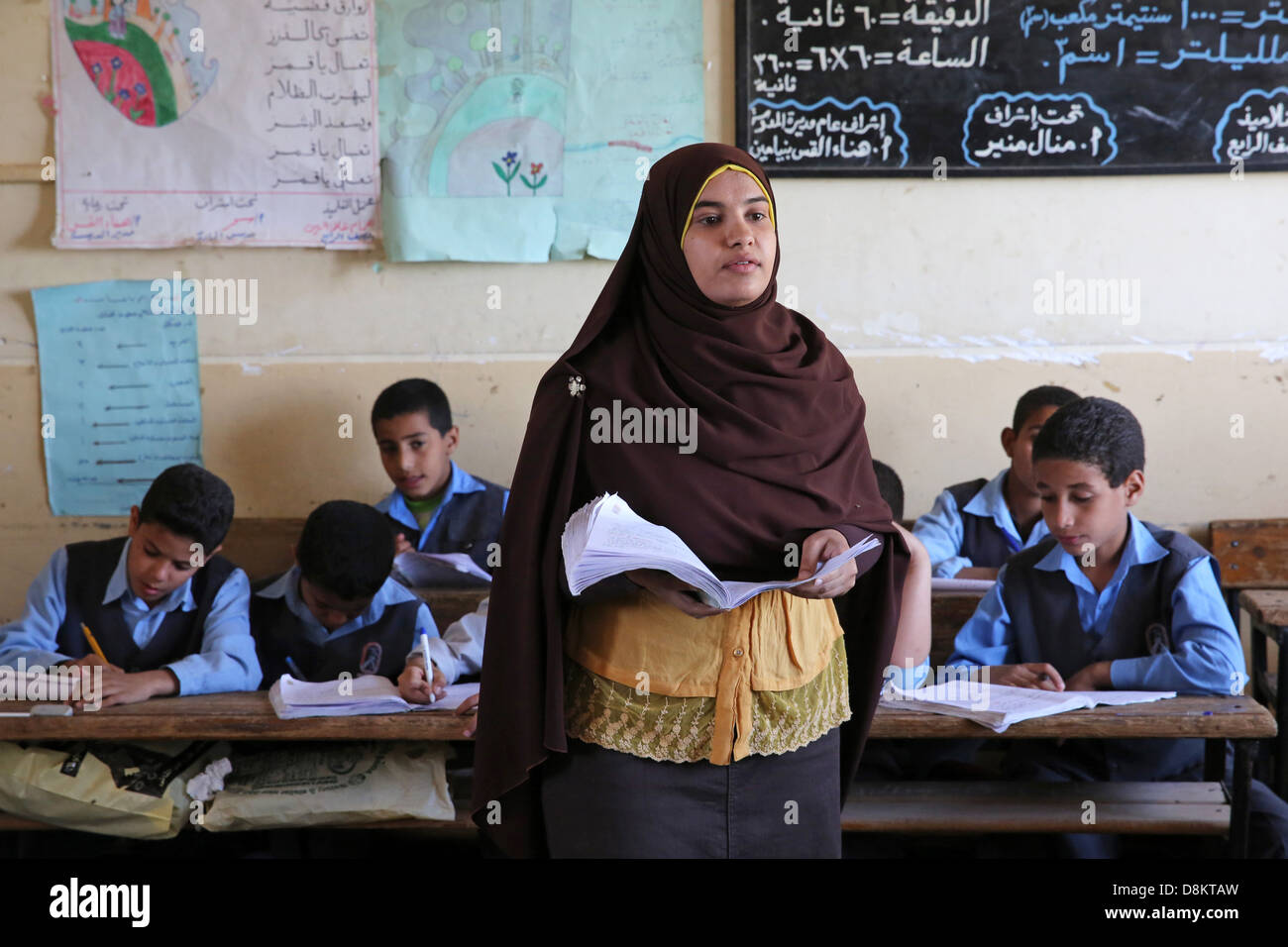 female muslim teacher in a catholic coptic shool in the Diocese of ...