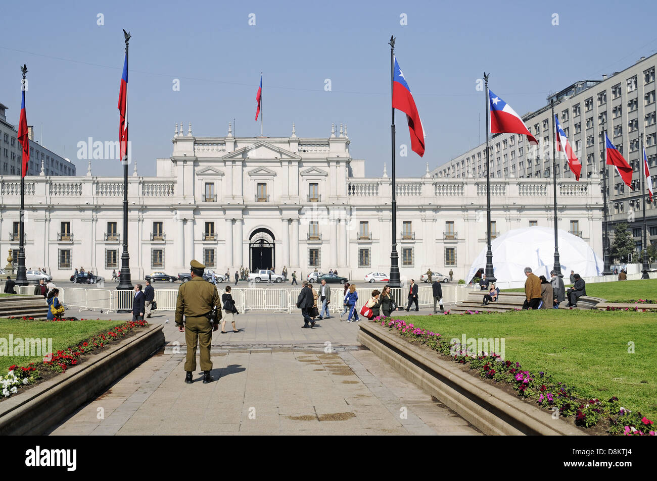 Santiago la moneda palast hi-res stock photography and images - Alamy