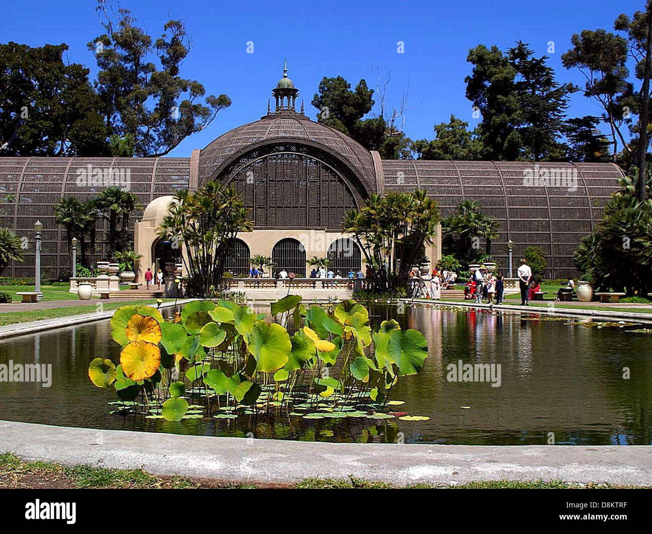 Botanical buildings at an arboretum, showcasing diverse plant species ...