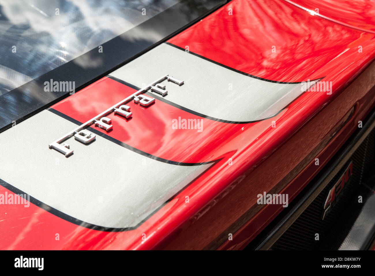 Ferrari racing stripes hi-res stock photography and images - Alamy