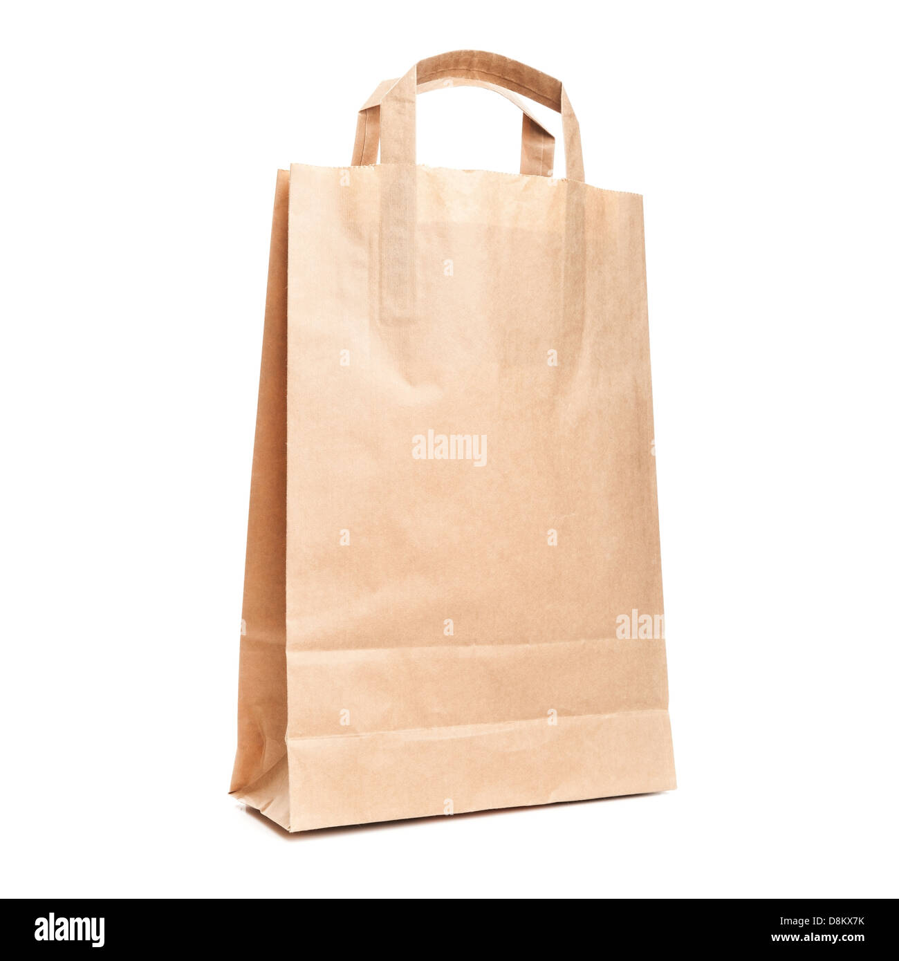 One yellow shopping bag Cut Out Stock Images & Pictures - Alamy