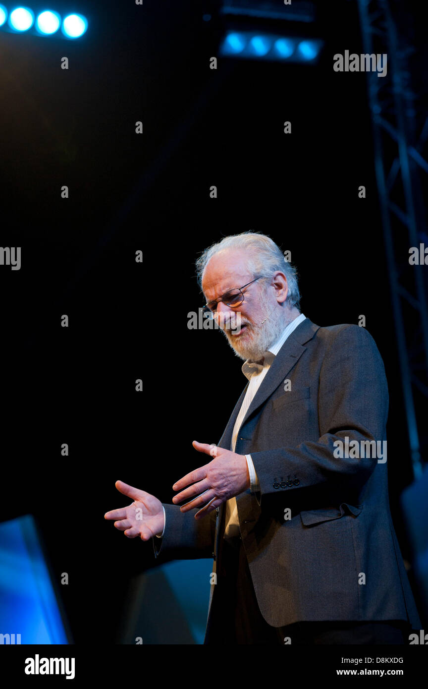 Hay-on-Wye, UK. 31st May 2013. David Crystal, the linguistics prof ...