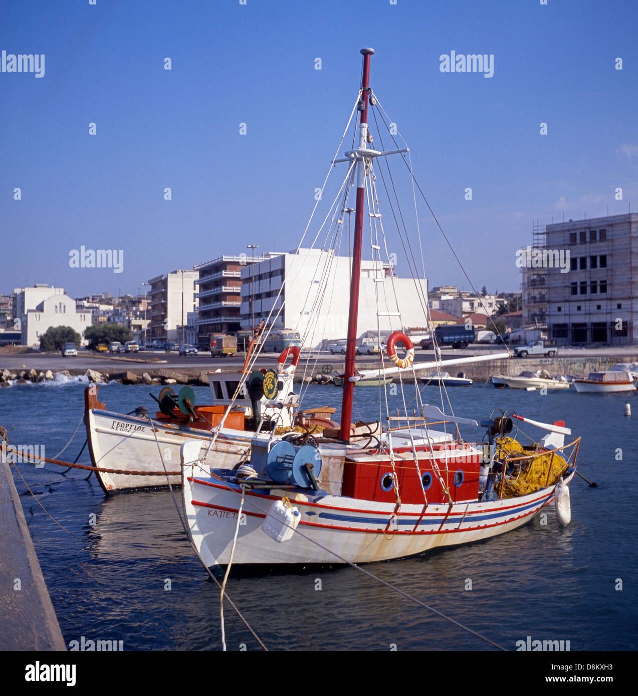 Corinth harbour hi-res stock photography and images - Alamy