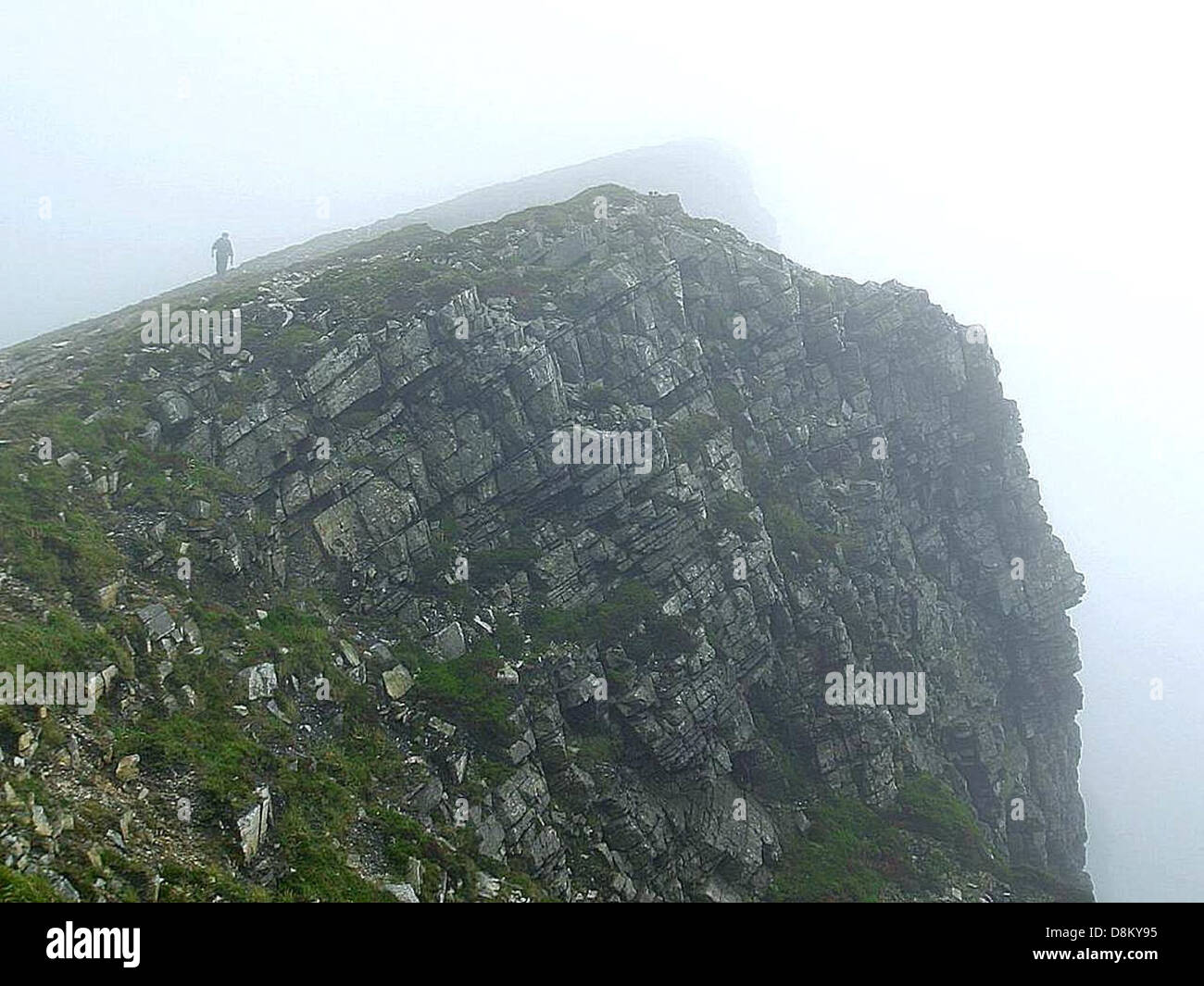 The Slieve League cliffs in Ireland rise dramatically over the Atlantic ...