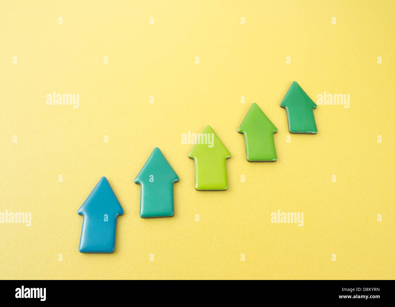 Arrows pointing up Stock Photo - Alamy