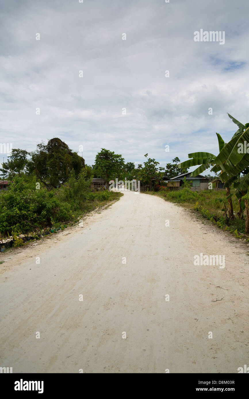 Country Road near Moalboal on Cebu Island, Philippines Stock Photo - Alamy