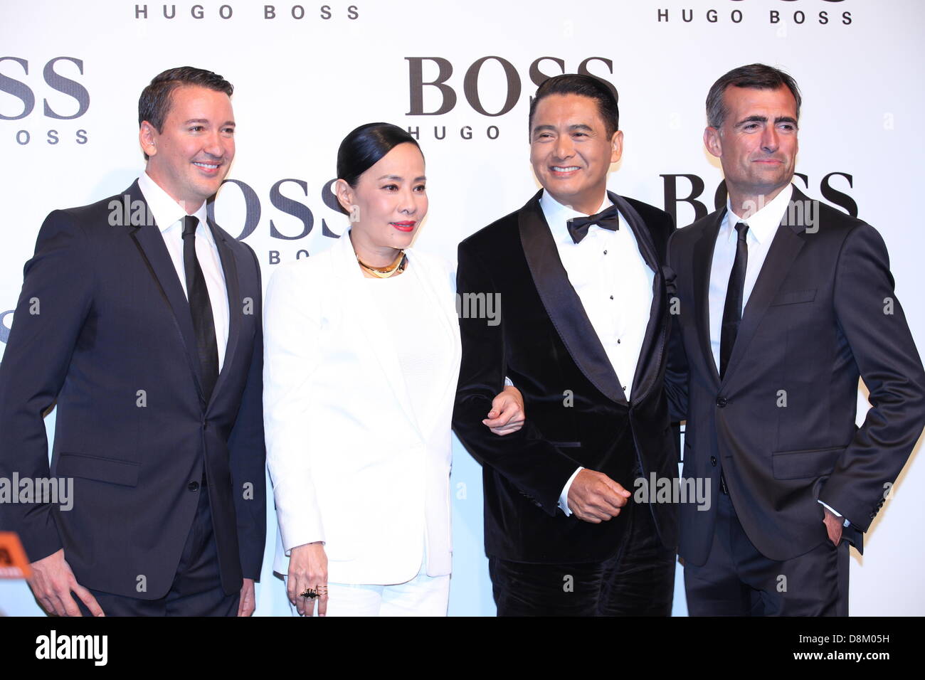 Chow Yun fat at Hugo Boss Shanghai fashion show in Shanghai, China on ...