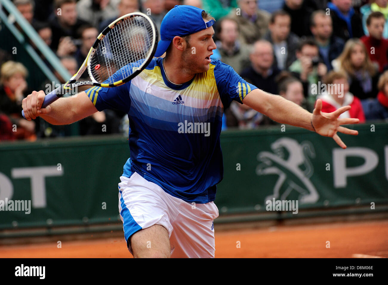 Paris, France. 31st May 2013. Jack Sock of the United States of America ...