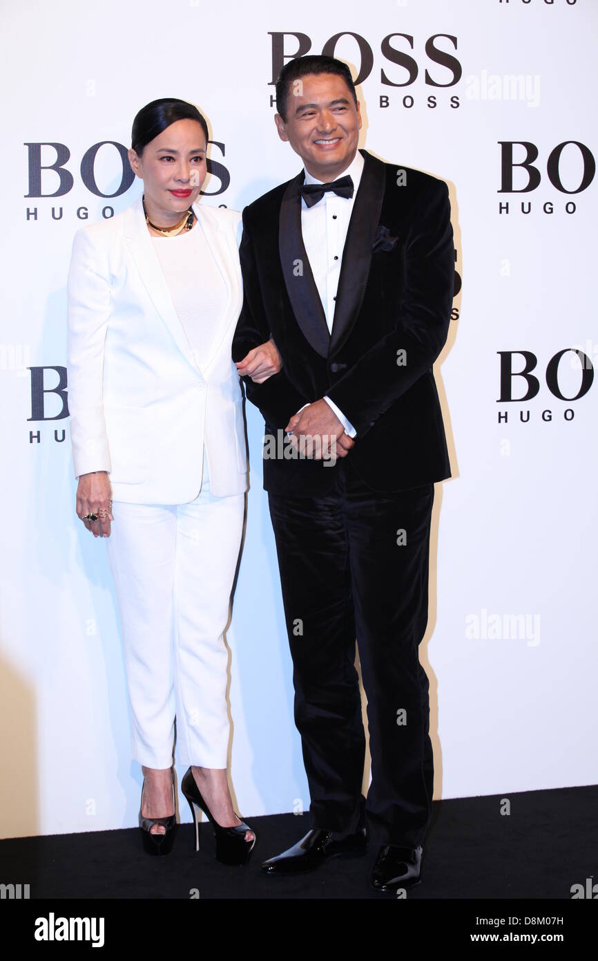 Chow Yun fat at Hugo Boss Shanghai fashion show in Shanghai, China on ...