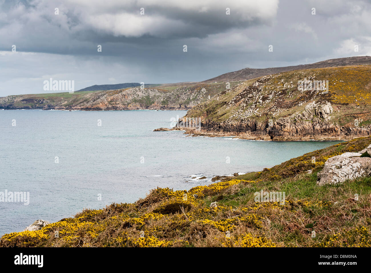 The coast of Pendeen in Cornwall Stock Photo - Alamy