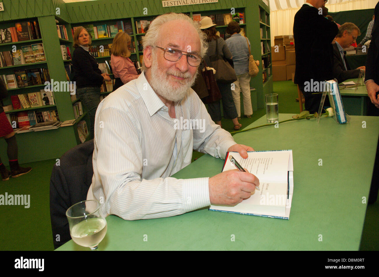 Hay-on-Wye, UK. 31st May 2013. David Crystal, the linguistics prof who ...