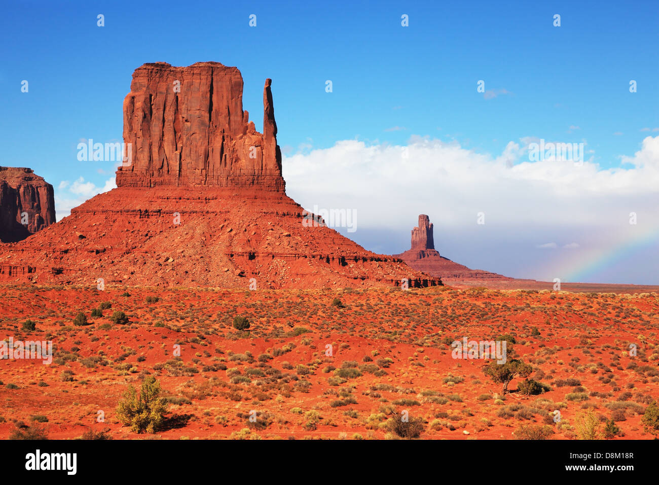 The famous cliffs in Monument Valley Stock Photo - Alamy