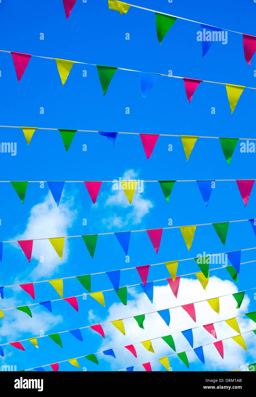 Bunting colours hi-res stock photography and images - Alamy