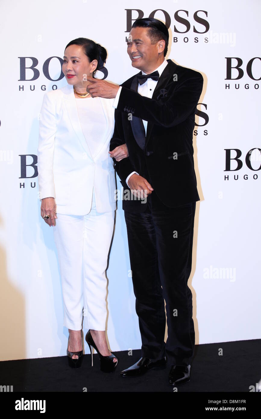 Shanghai, China. 30th May 2013. Chow Yun fat at Hugo Boss Shanghai ...