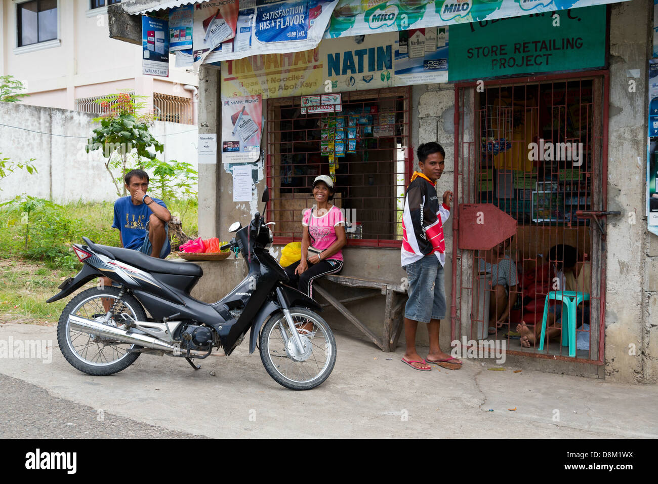 Kiosk in Panagsama Beach near Moalboal, Philippines Stock Photo - Alamy