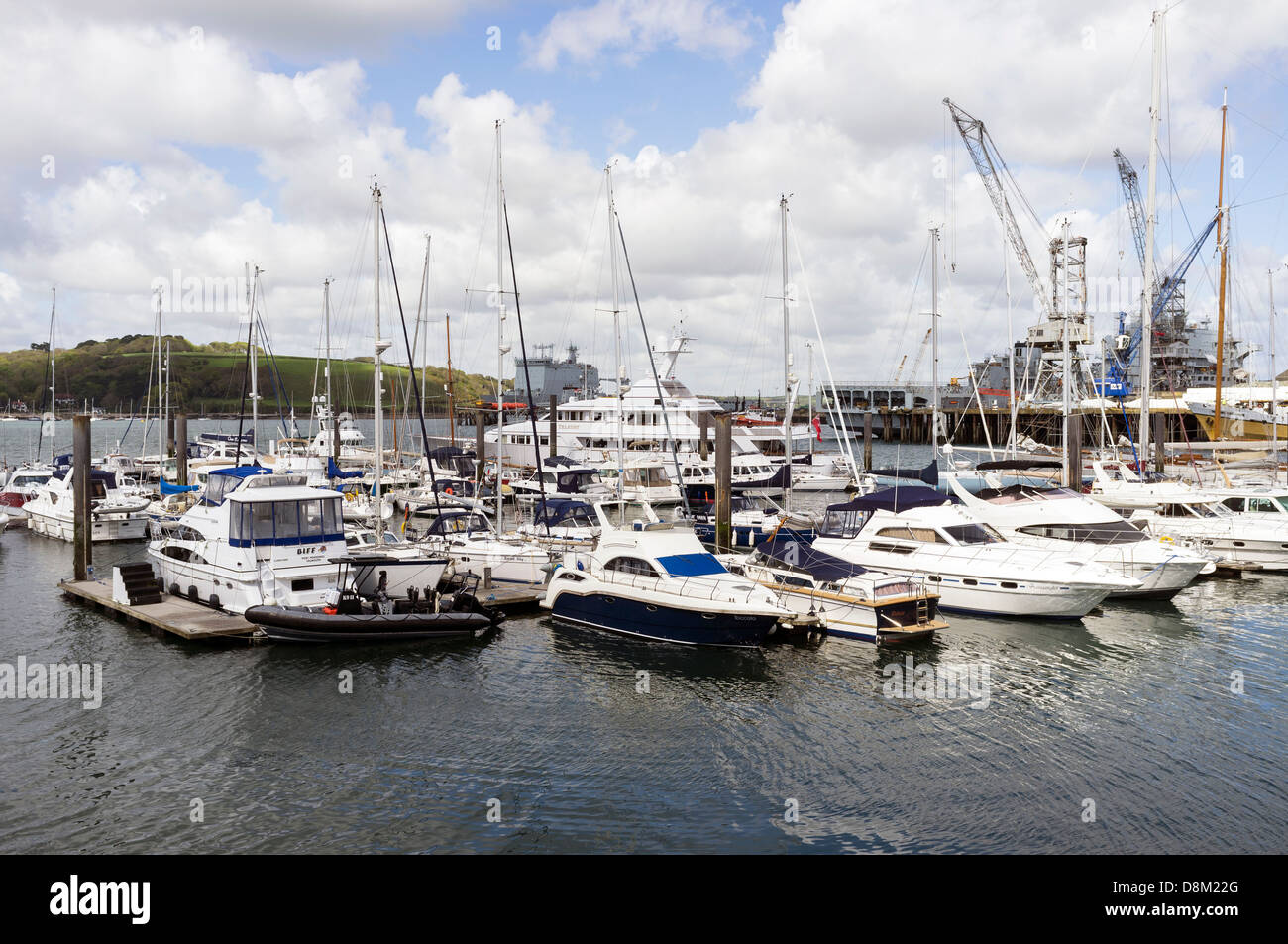 Falmouth harbour marina hi-res stock photography and images - Alamy