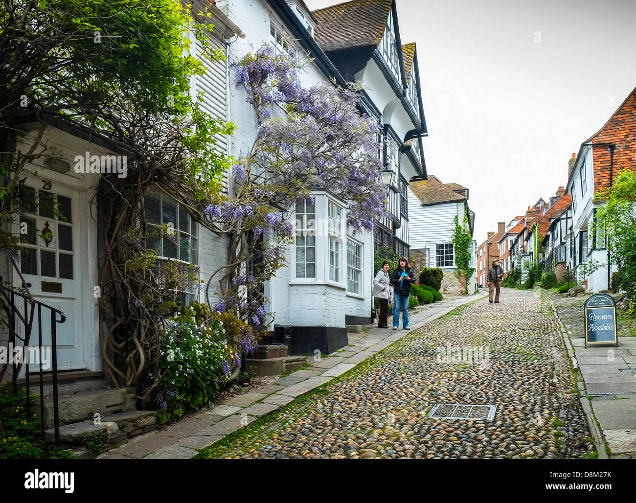 Mermaid Street in Rye Stock Photo - Alamy