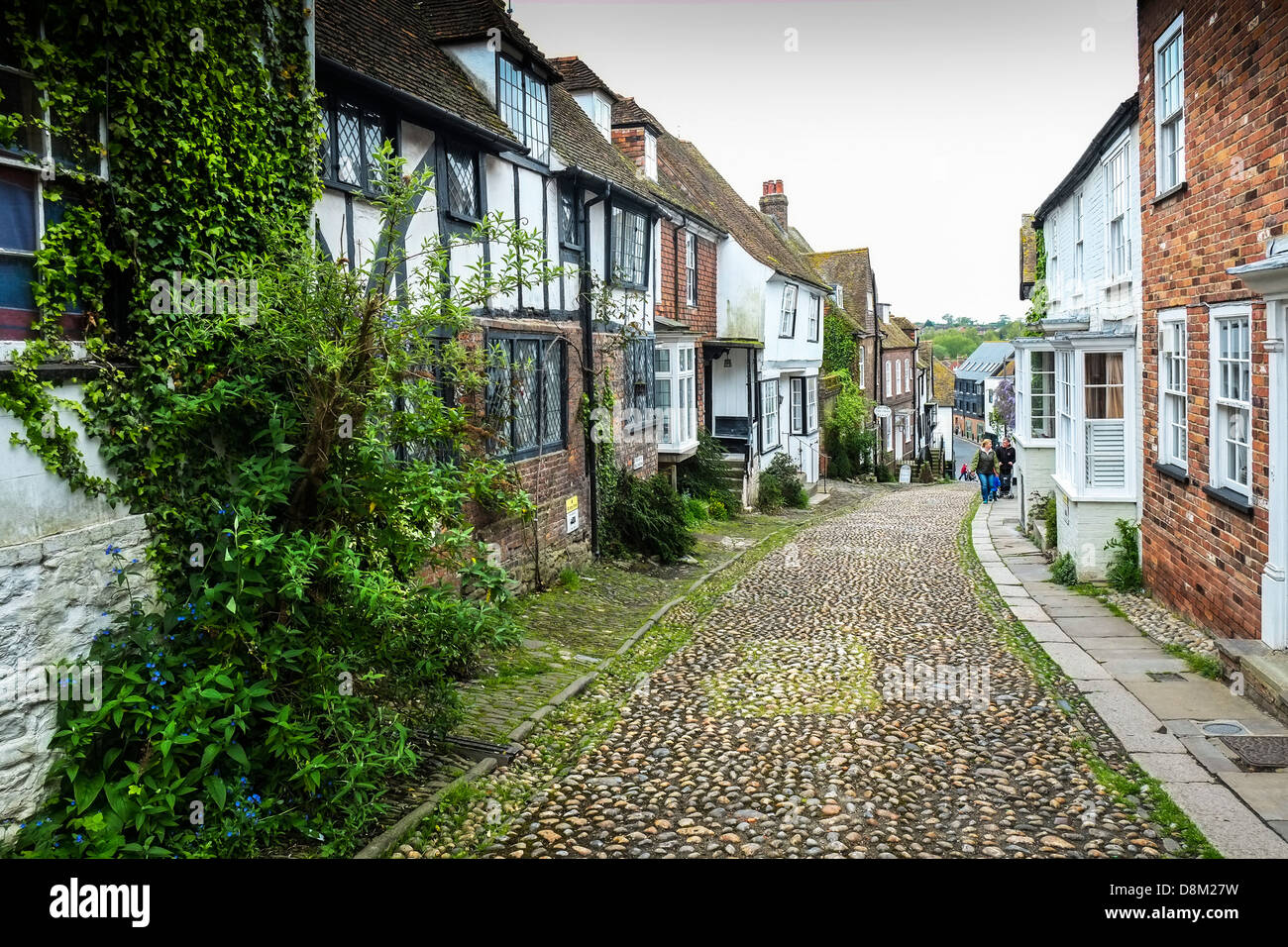 Mermaid Street in Rye Stock Photo - Alamy