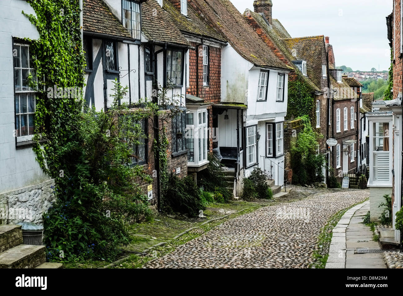 Mermaid Street in Rye Stock Photo - Alamy