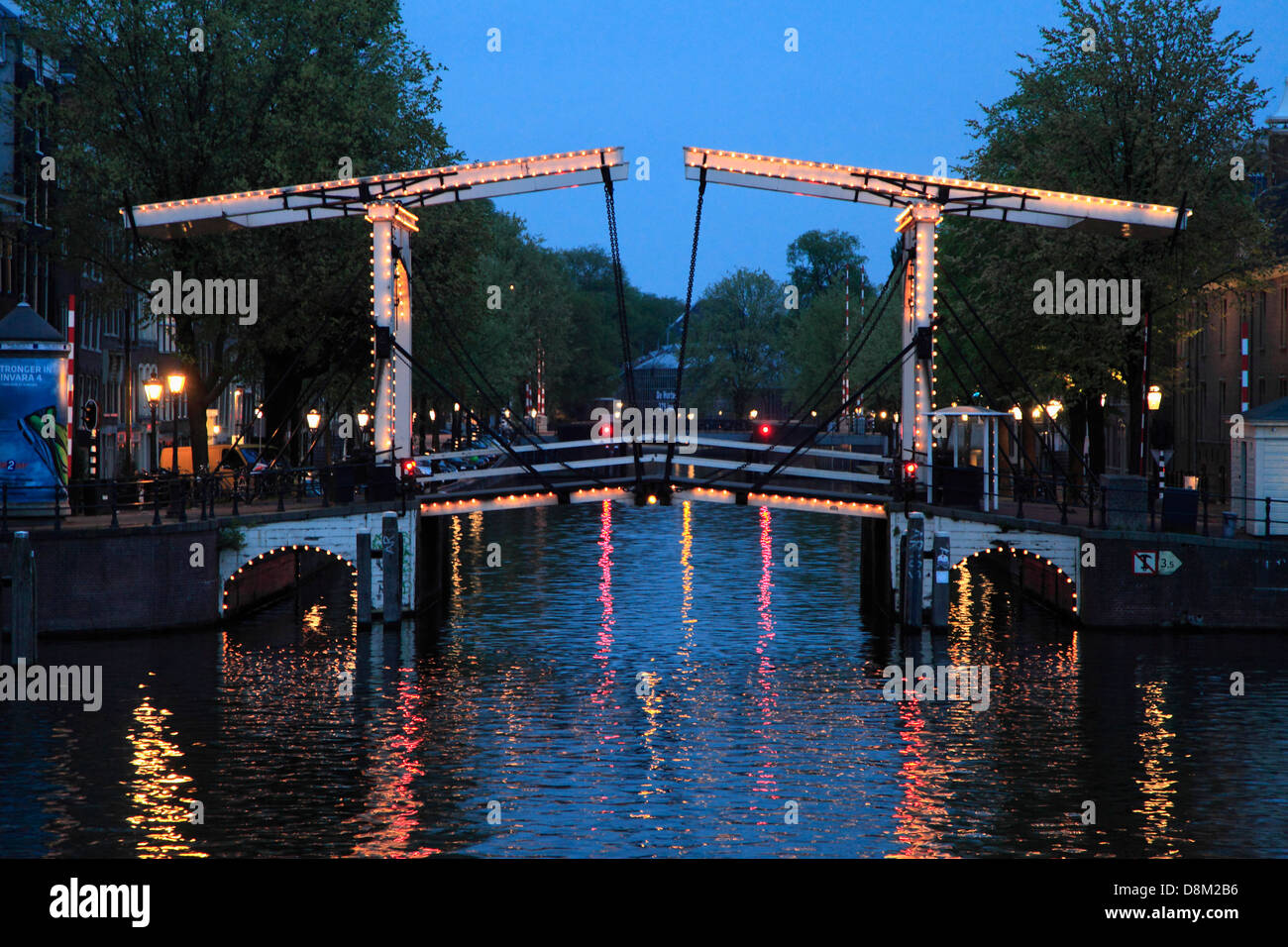 Netherlands, Amsterdam, Amstel, drawbridge Stock Photo - Alamy