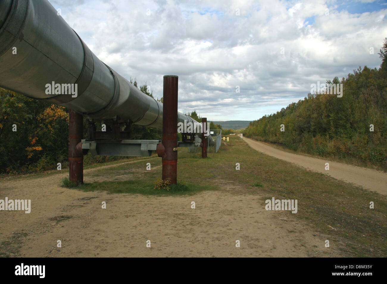 The Alaska pipeline is a major oil and gas transportation structure in ...