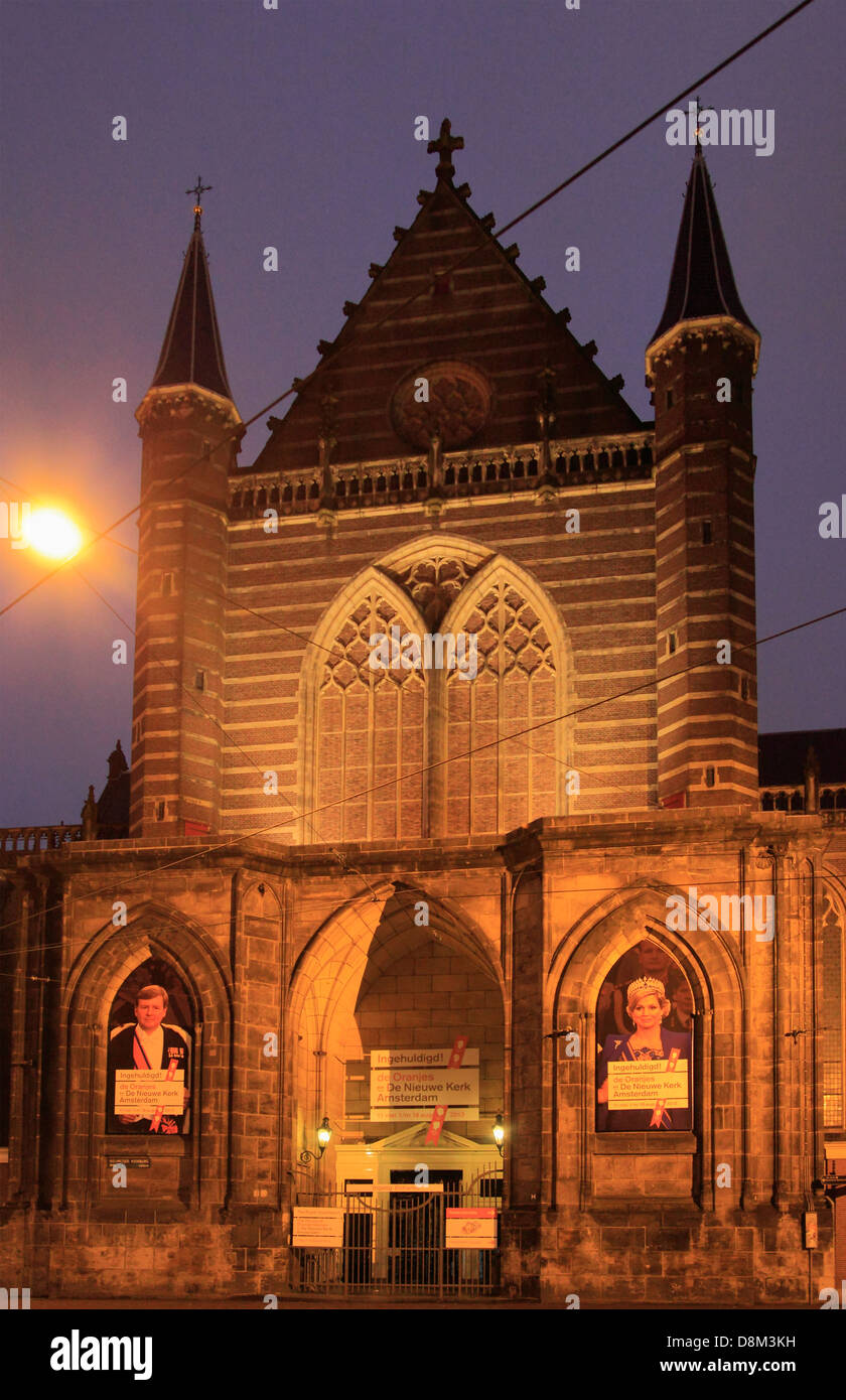 Netherlands new church nieuwe kerk hi-res stock photography and images ...