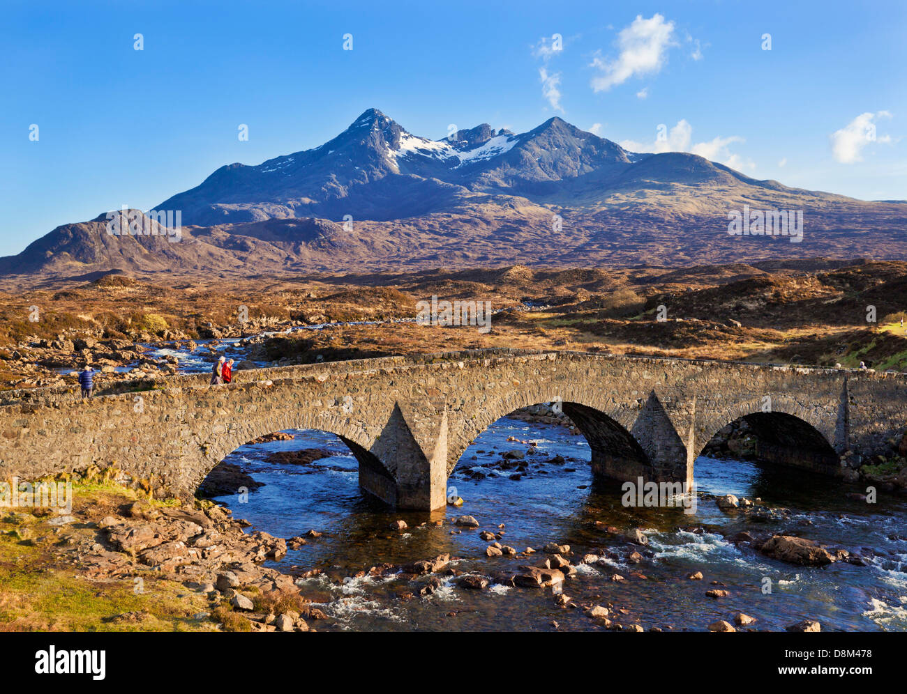 River sligachan old sligachan bridge hi-res stock photography and ...