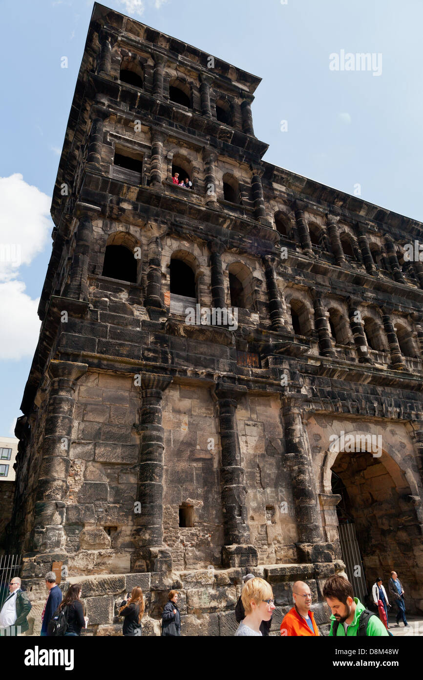Trier/ Treves: Porta Nigra; Rhineland-Palatinate, Germany, Europe Stock ...